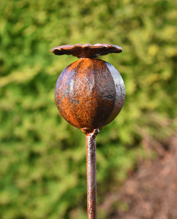 Rusty Metal Flowers For Garden – savageworksuk